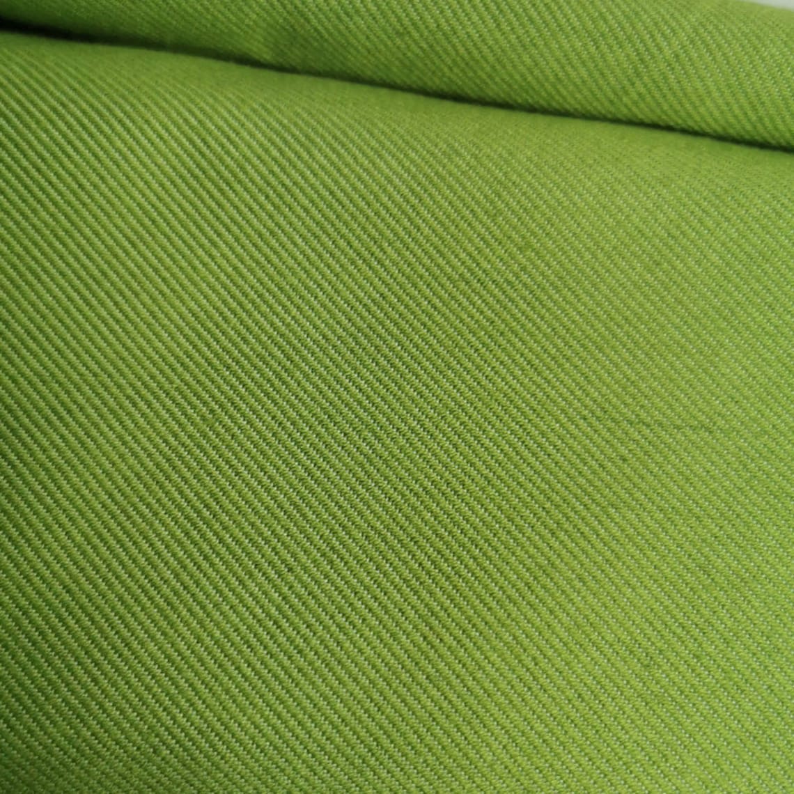 Green Denim Fabric by the Yard, Jeans Cotton Fabric, Jeans Fabric, - Etsy