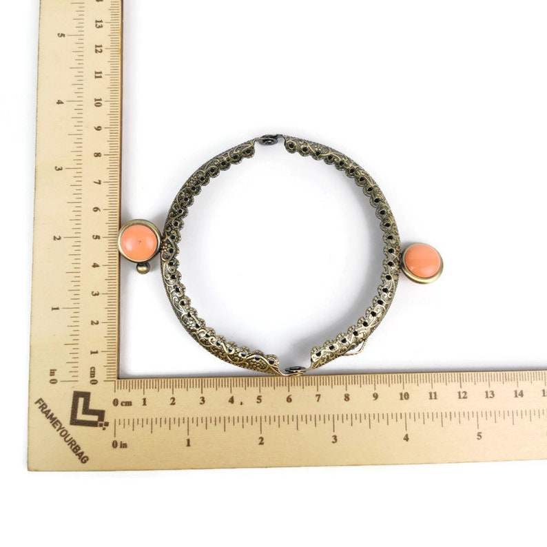 Purse Frame - 8.5cm Metal Purse Frame With Orange Color F8.5/637 - Etsy