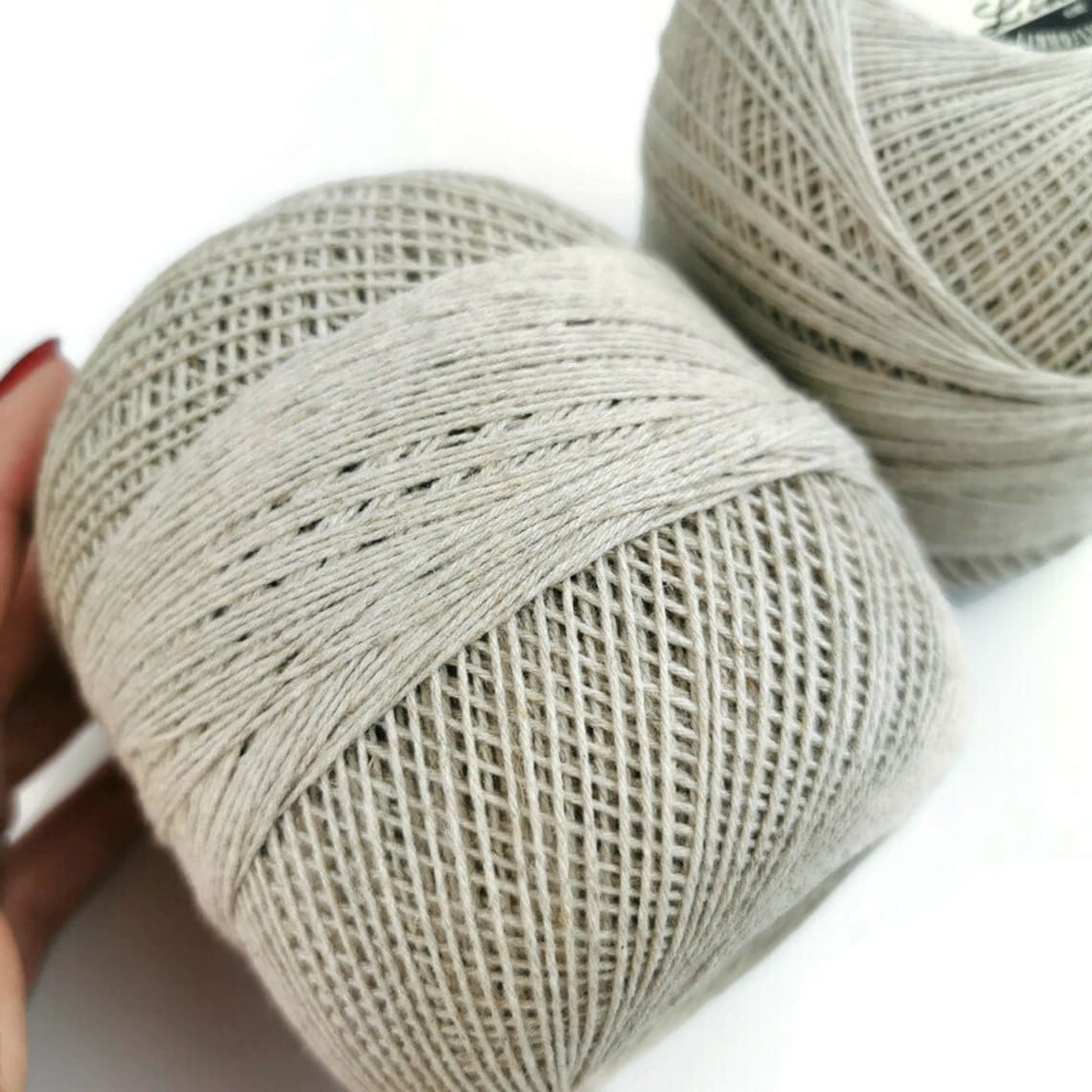 Beige Yarn for Knitting Crochet Yarn 100grs PT 6 ES 5 - Etsy