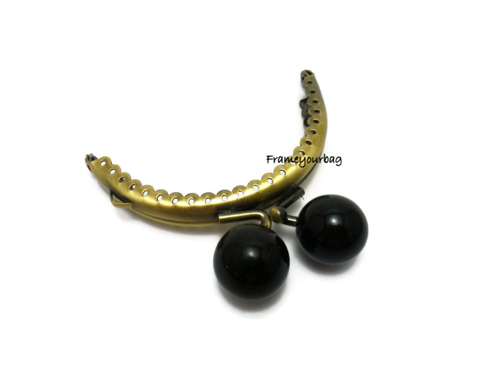 8.5 Cm 335 in Round Colored Bobble Antique Brass Sewing - Etsy