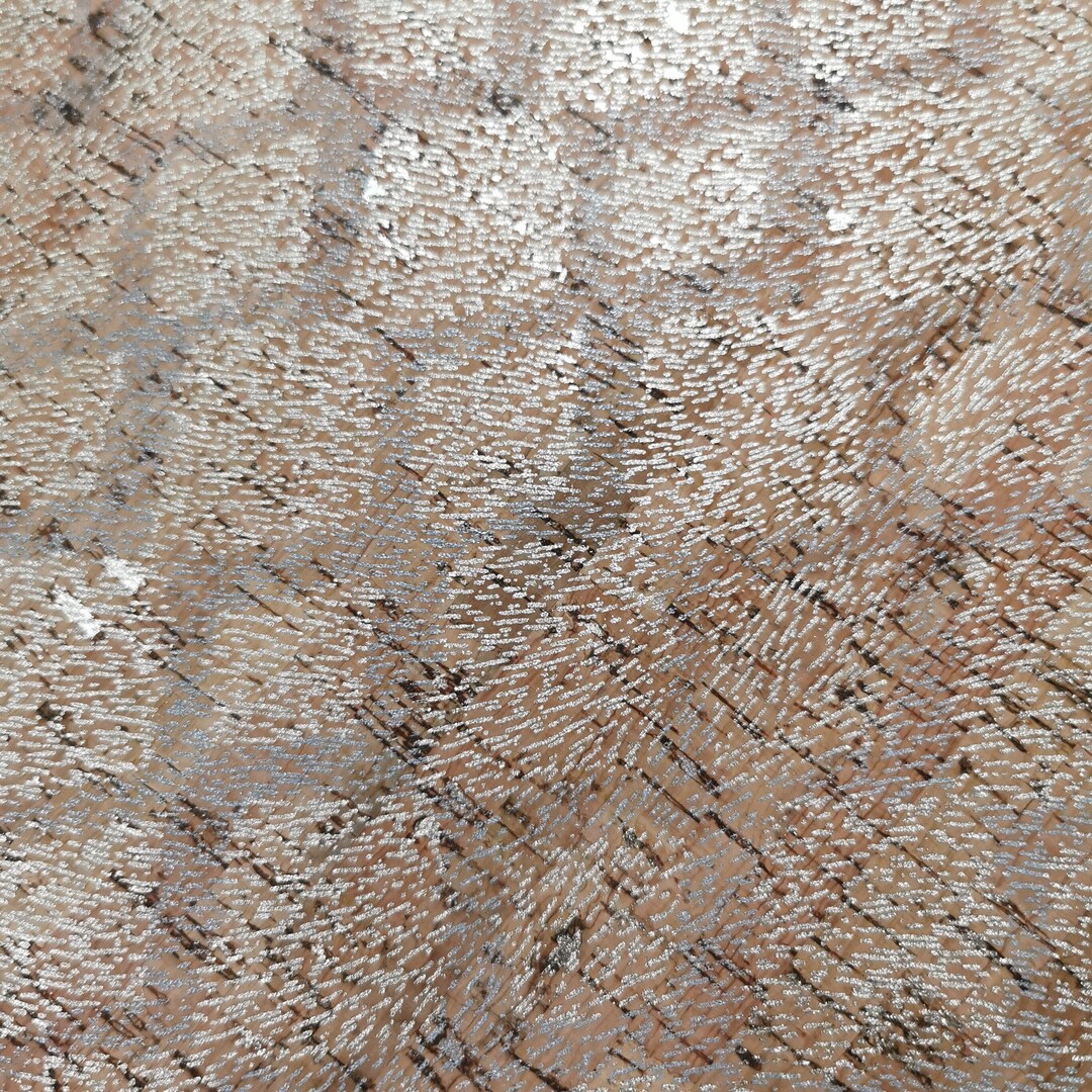 LAST PIECES - 50x68 Cm - Cork Fabric Natural With Silver Snake Pattern ...