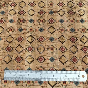 Portuguese Cork Fabric, Printed Pattern 68x50cm / 26.77''x19.69'', (51 ...