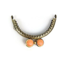 Purse Frame - 8.5cm Metal Purse Frame With Orange Color F8.5/637 - Etsy