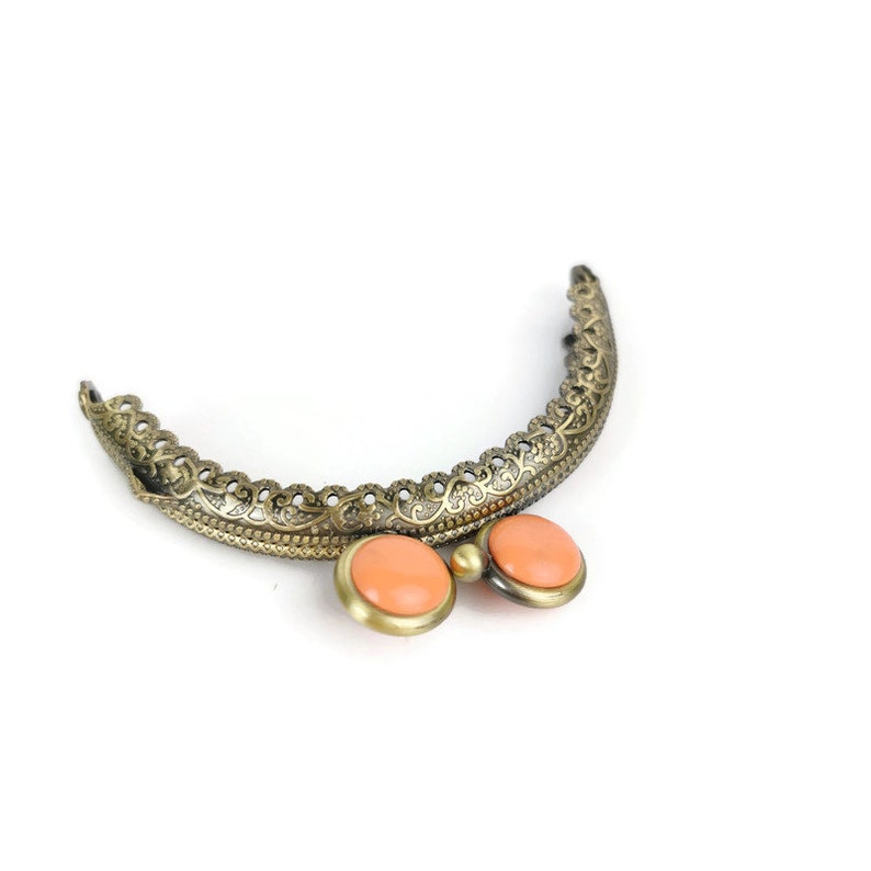 Purse Frame - 8.5cm Metal Purse Frame With Orange Color F8.5/637 - Etsy