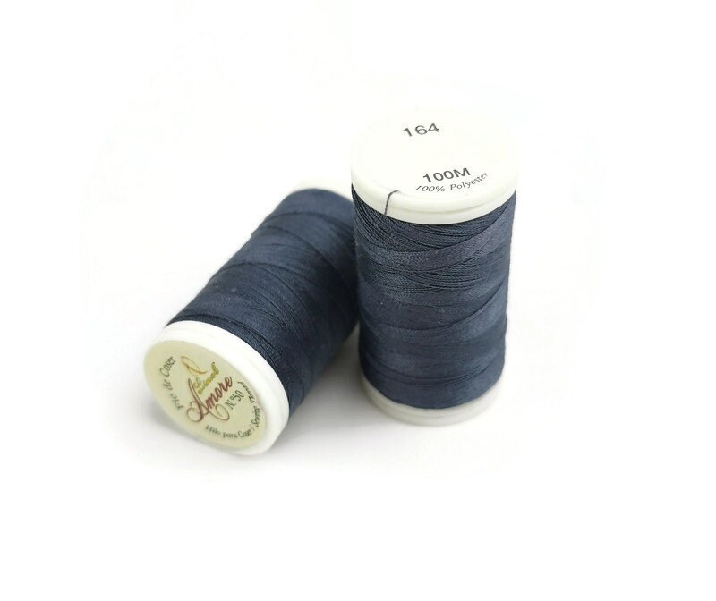 Limol All-purpose Mercerized Thread , 100m Length, Blue Navy (164) - Etsy