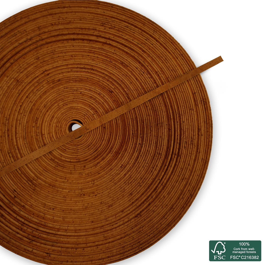 Flat Cork Cord Cinnamon Superior - Etsy