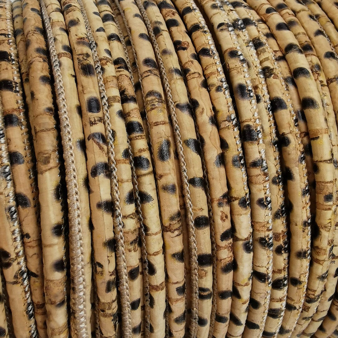 Cork Cord - 1m / 39 in - 3 Mm Cork Cord Piton REF-441 - Etsy