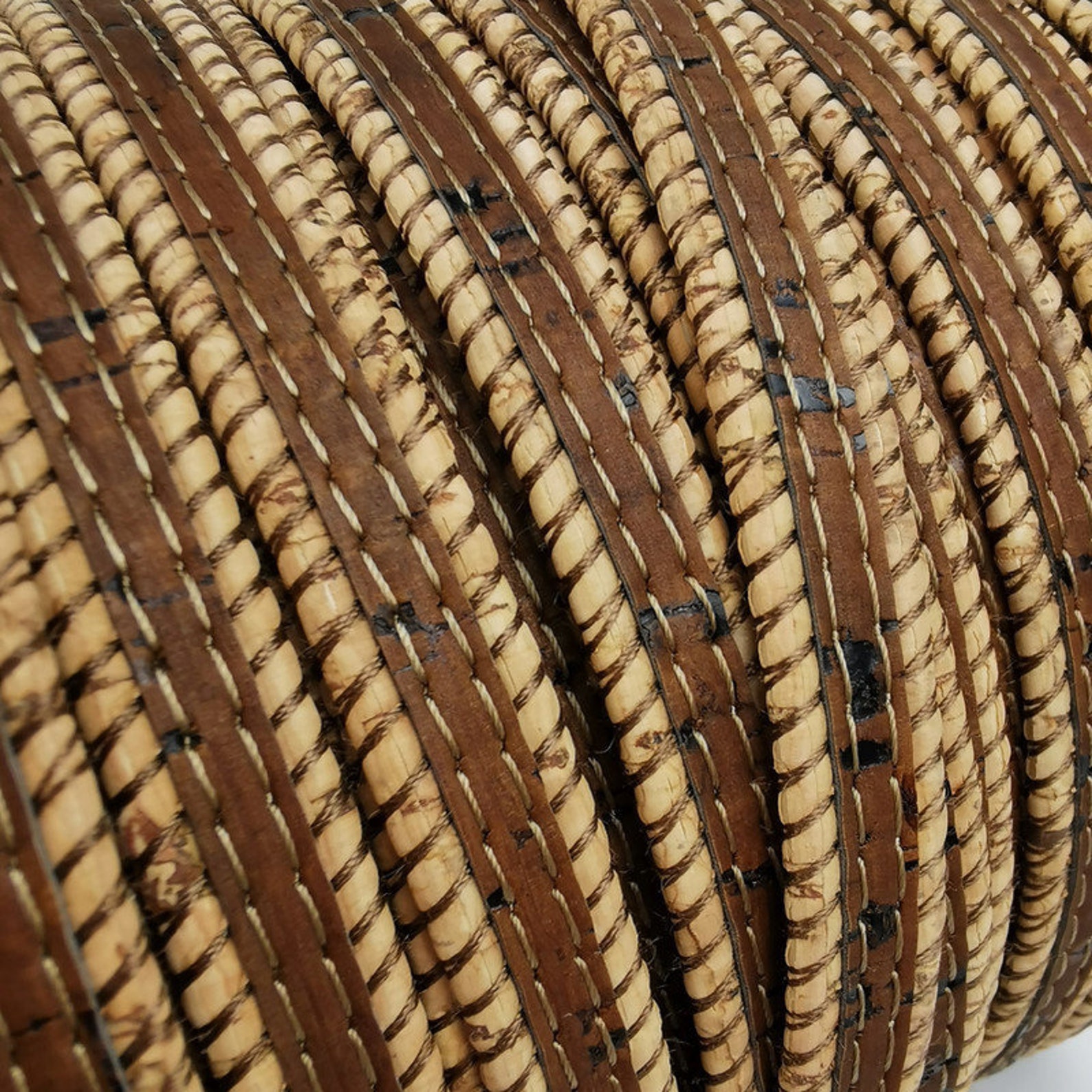 1 Meter Portuguese Flat Cork 10x2mm, Natural and Brown, Finding ...