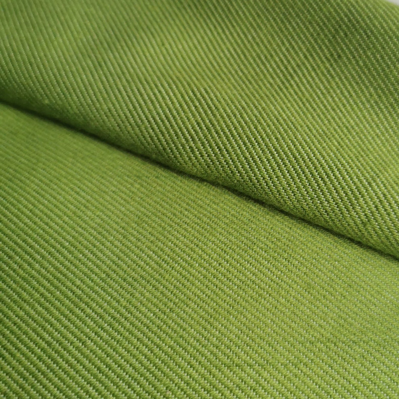 Green Denim Fabric by the Yard, Jeans Cotton Fabric, Jeans Fabric, - Etsy