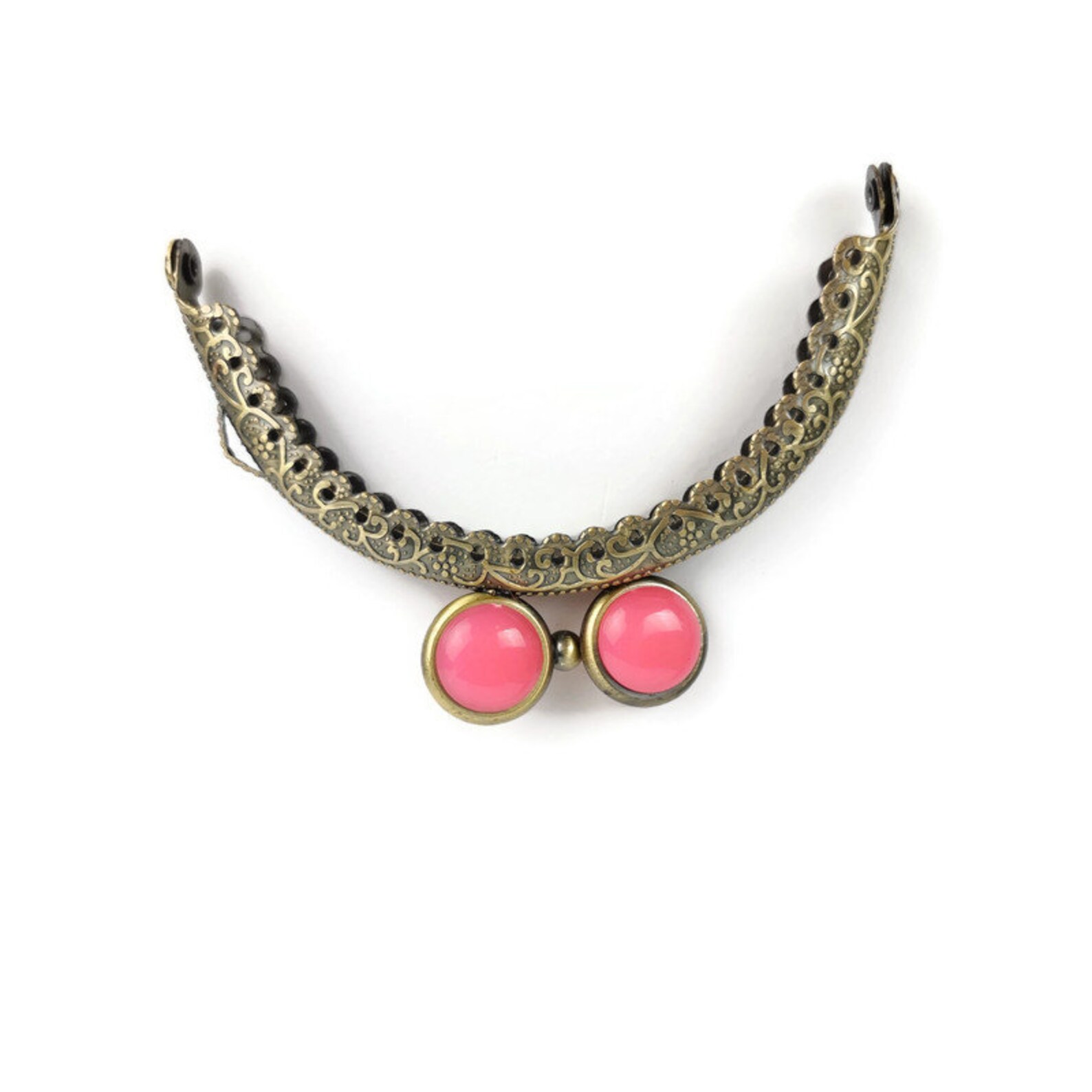 Purse Frame - 8.5cm Metal Purse Frame With Pink Color F8.5/631 - Etsy