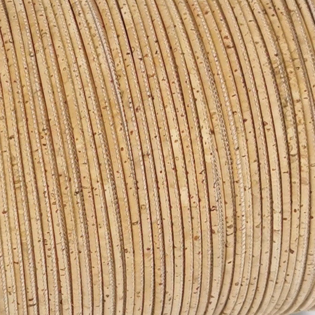 2mm Cork Lacing - 1 Meter/ 39 in - 2 Mm Genuine Cork Cord (european ...
