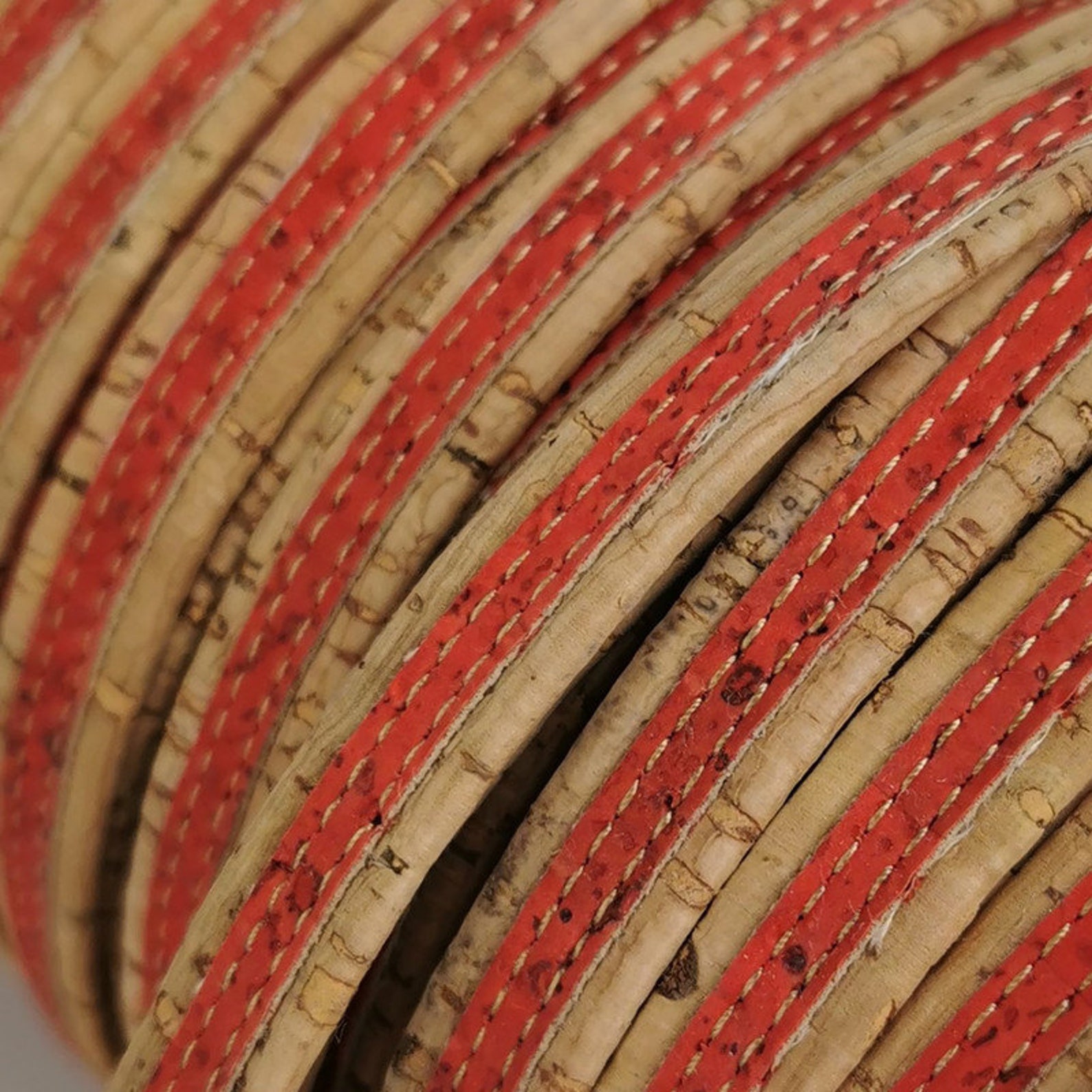 Cork Cord 1 Meter Portuguese Flat Cork 10x2mm Natural & - Etsy