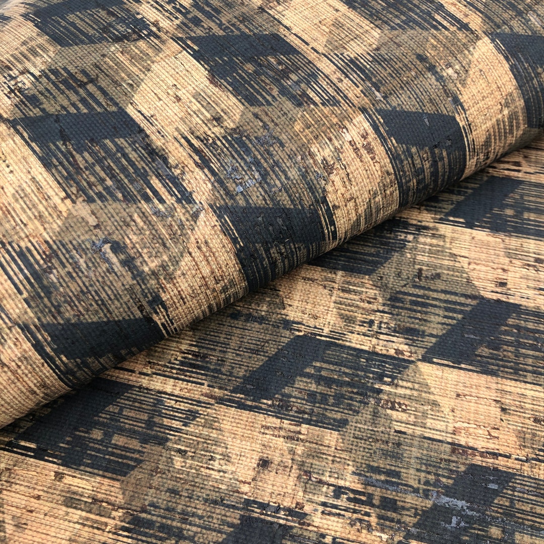 Portuguese Cork Fabric Sheet, Cool Abstract Decorative Geometric ...