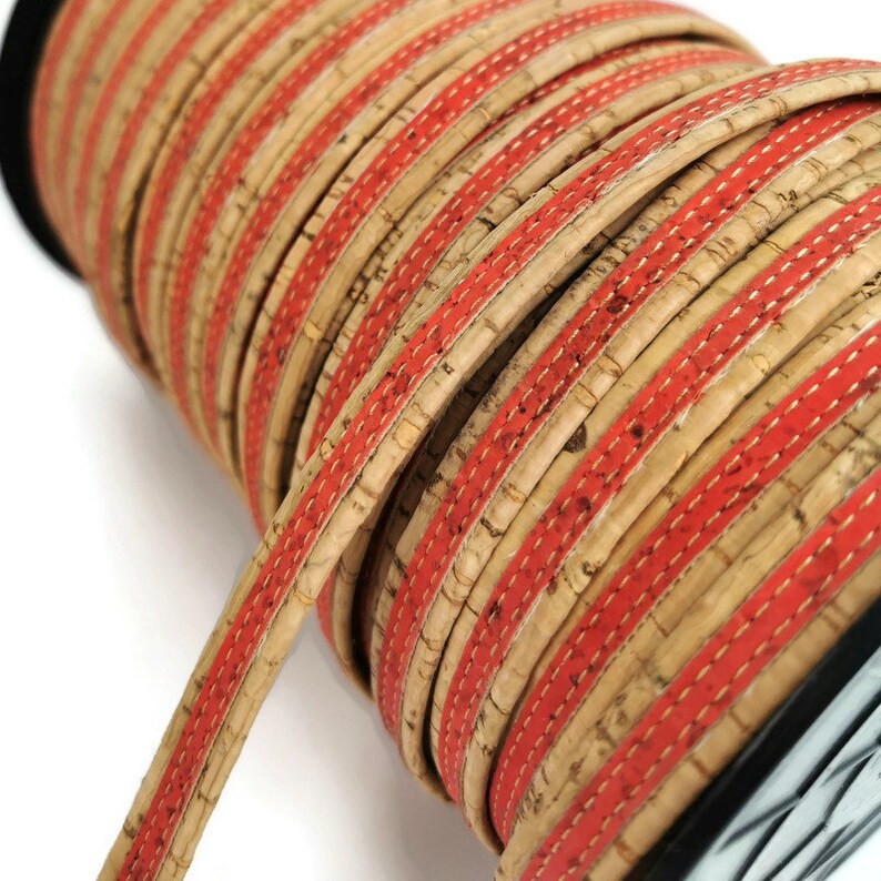 Cork Cord 1 Meter Portuguese Flat Cork 10x2mm Natural & - Etsy