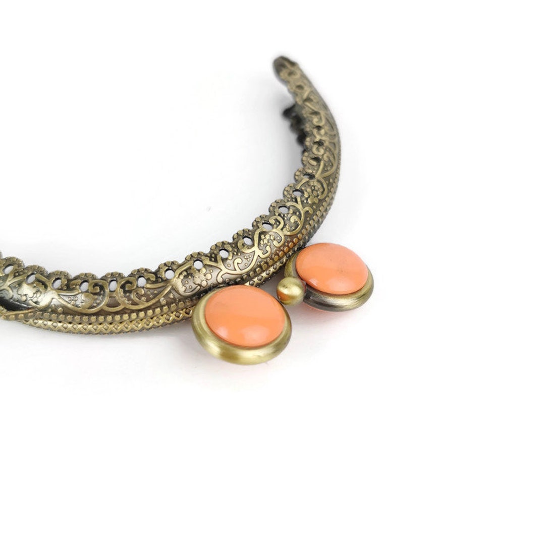 Purse Frame - 8.5cm Metal Purse Frame With Orange Color F8.5/637 - Etsy