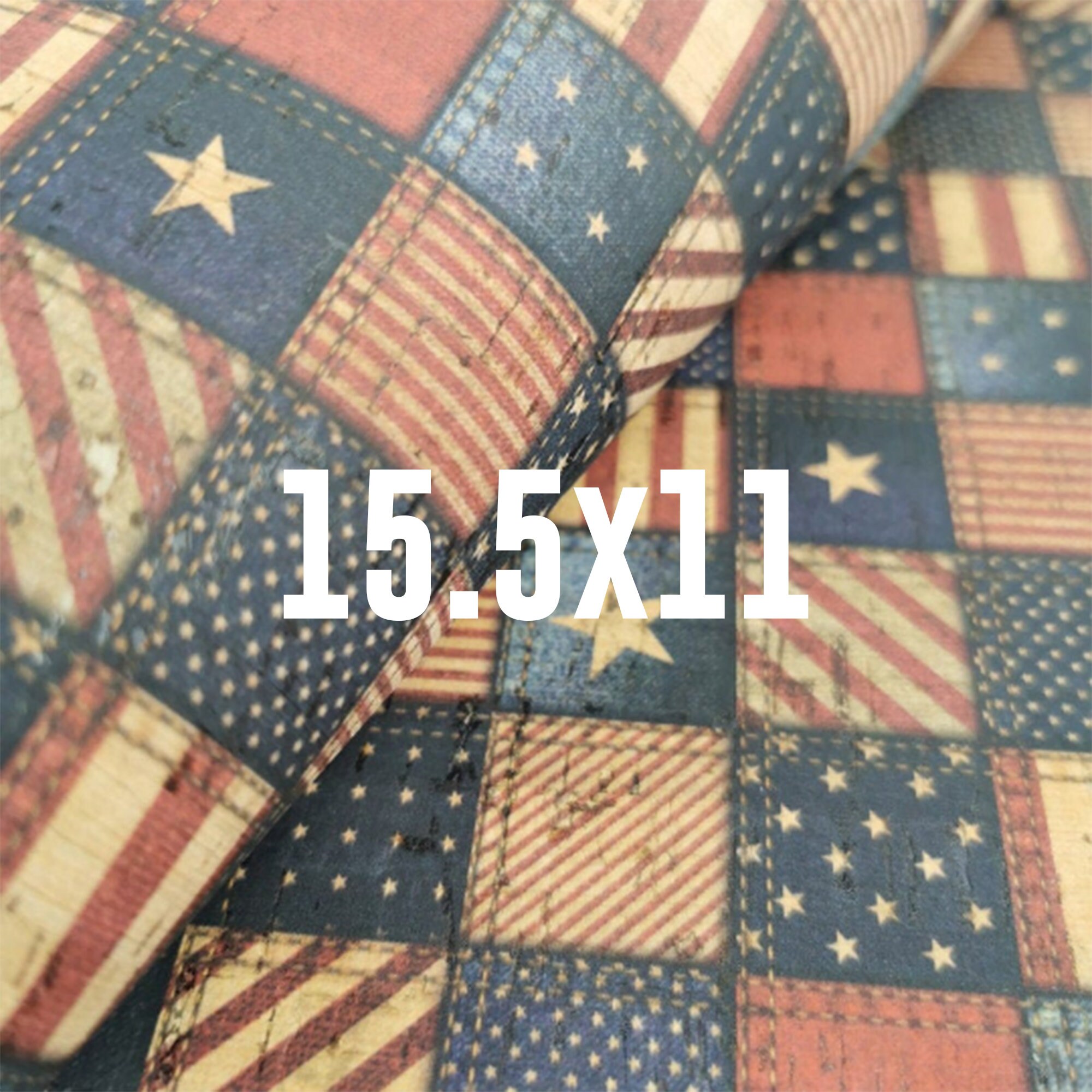 15.5x11cm Portuguese cork fabric Choose Your Cork Pattern | Etsy