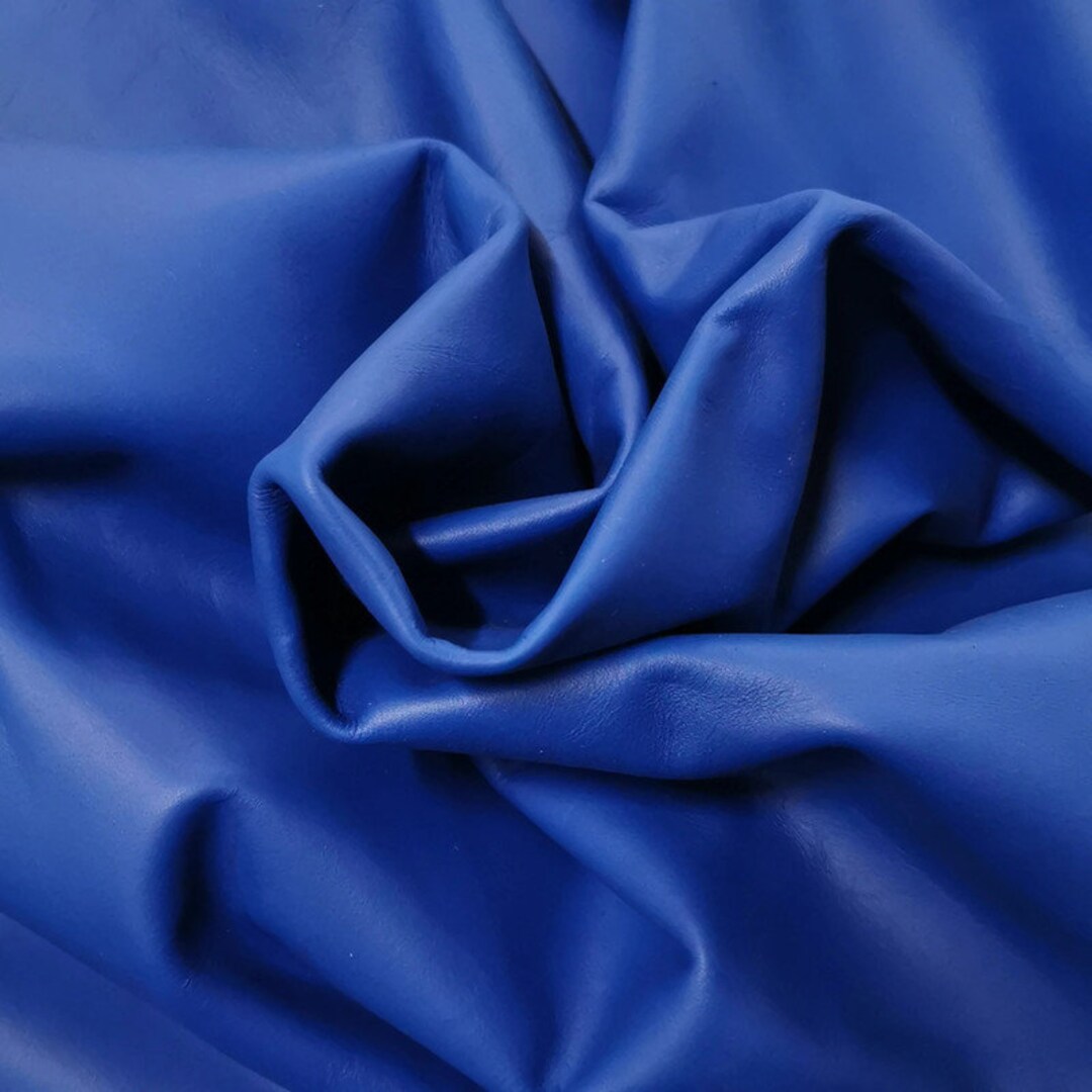Leather 12"x12" Electric Blue Cowhide 1mm - Etsy