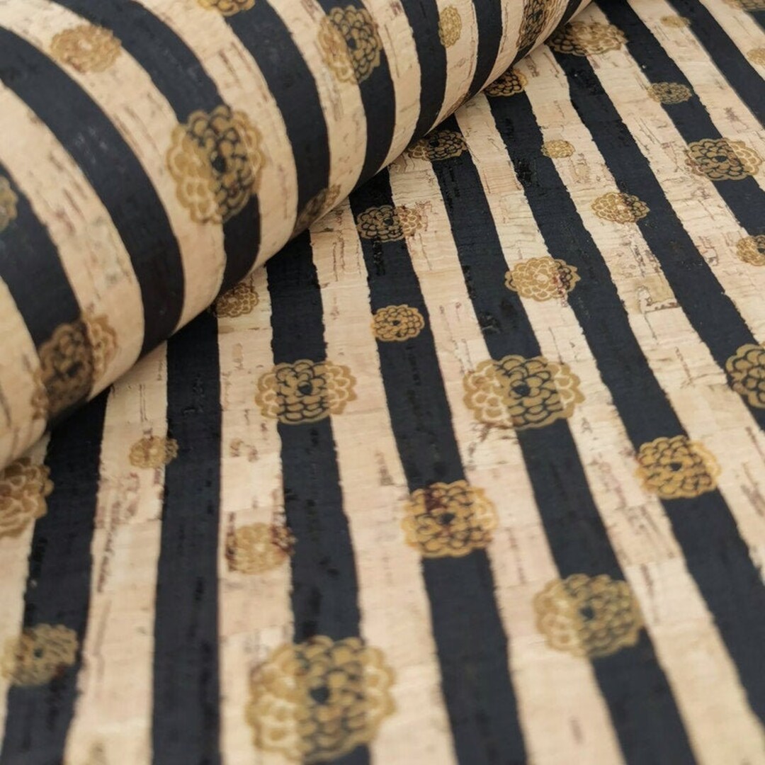 Portuguese Cork Fabric, Printed Pattern 68x50cm / 26.77''x19.69'', (36 ...