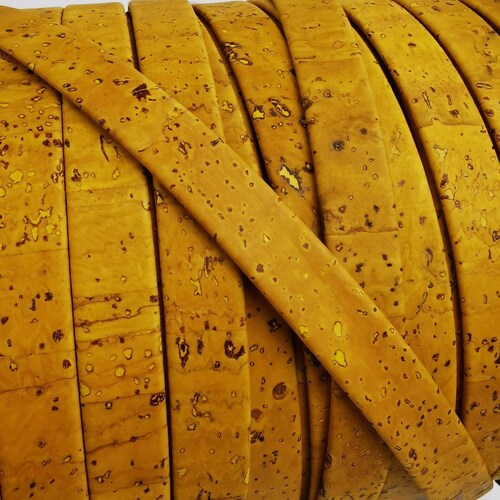 10mm Golden Roots Cork Fabric Stripe 1 Meter Portuguese Flat - Etsy
