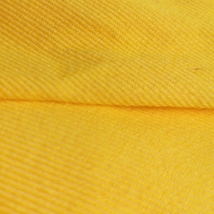 1 Meter of Yellow Denim Fabric by the Yard, Jeans Cotton Fabric, Jeans ...