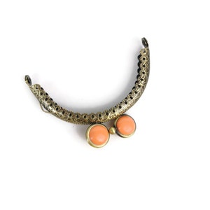 Purse Frame - 8.5cm Metal Purse Frame With Orange Color F8.5/637 - Etsy