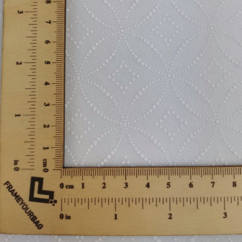 TNT Fabric 60gr, Lining Material, Lining Fabric White Damasc 53cmx100cm ...