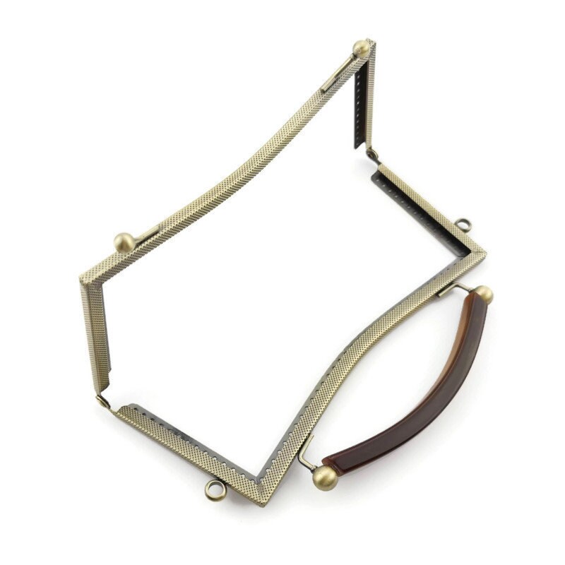 21cm Portable Purse Frame Antique Brass With Handle F21/1145 - Etsy