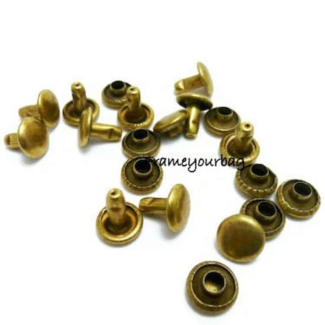 6 Mm Rivets and Studs for Handbags, Belts, Carrying Bags, Suitcases ...