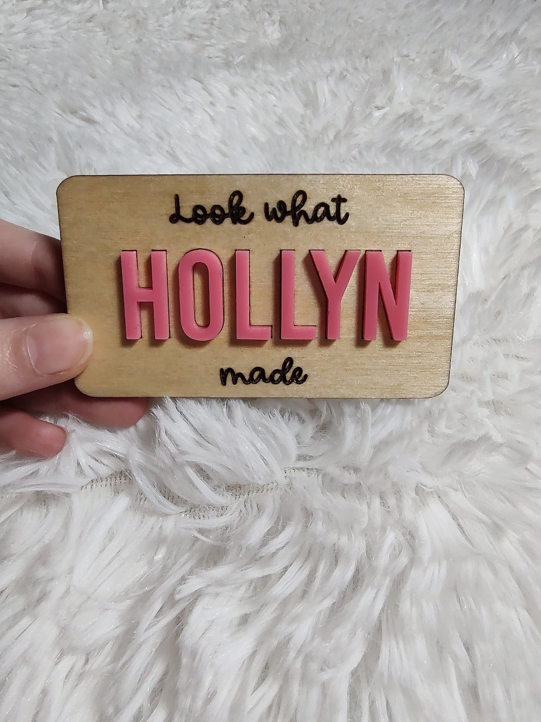 Look What I Made Magnets, Kids Name, 3D Refrigerator Magnet ...