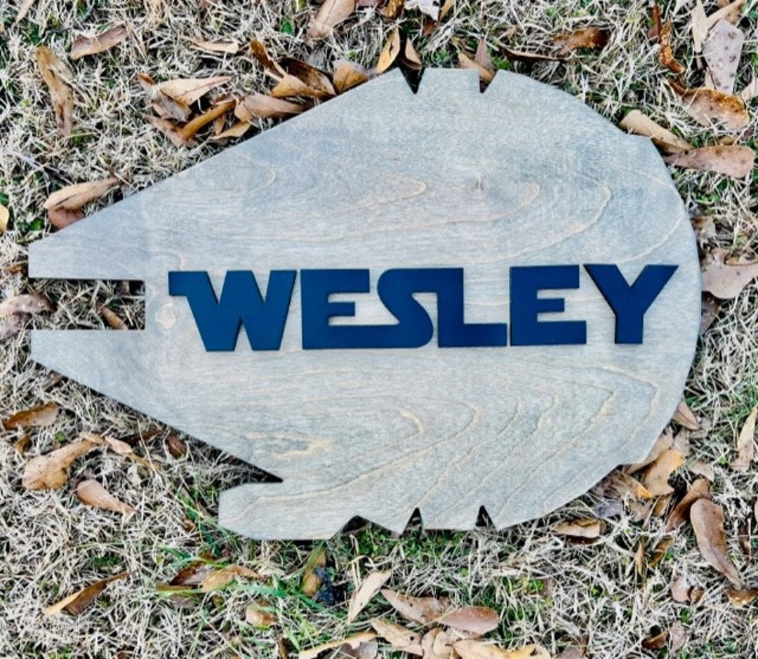 Round Nursery Sign, Star Wars Nursery Signs, Name Sign for Kids Room ...