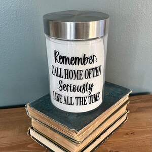 Remember to Call Home, Funny Gift for College Student, Moving Out Gift ...