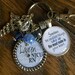 Nurse, NICU RN Personalized Keychain - "sometimes the Smallest Things ...