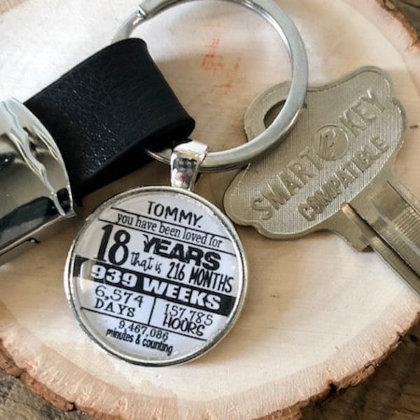 18 Year Old Keychains - Etsy