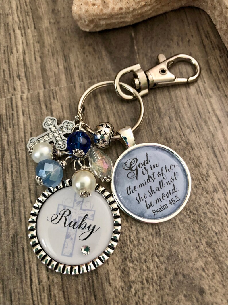 Bible Verse Keychain Scripture Keychain Christian Keychain - Etsy