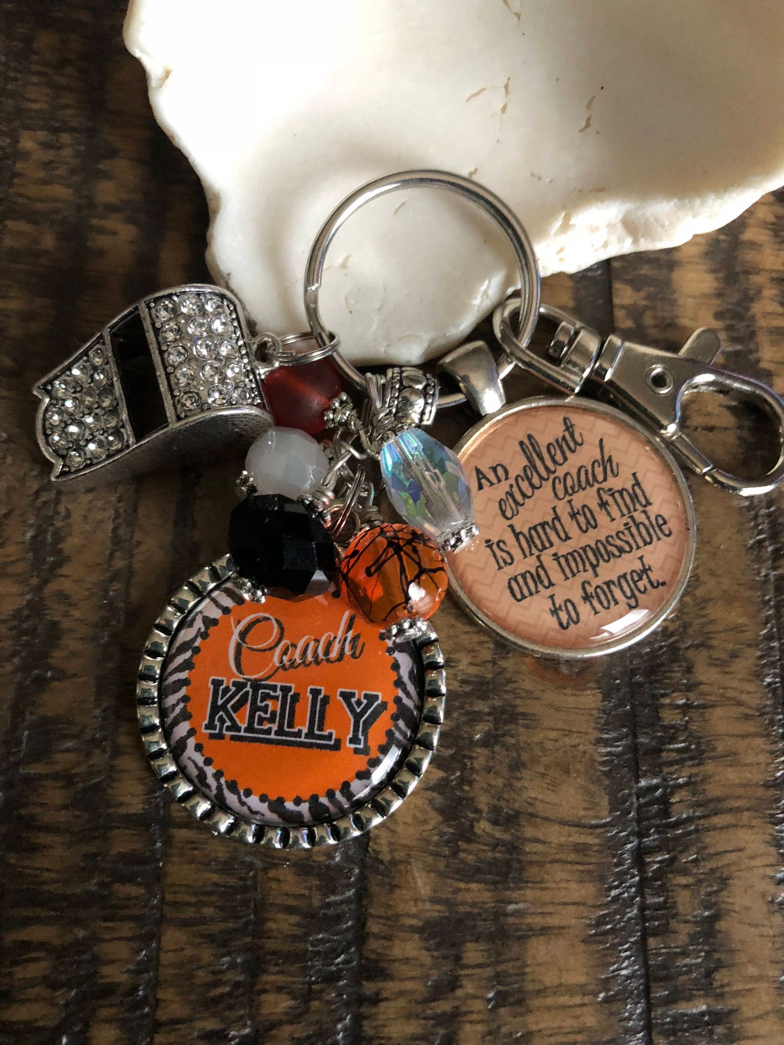 Cheer Coach Gift Personalized Keychain Sport Jersey Cheer | Etsy