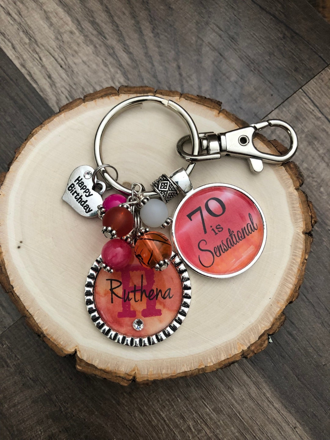 70th Gift, 70th Milestone Gift, 70 and Sensational Gift, Hot Pink and ...