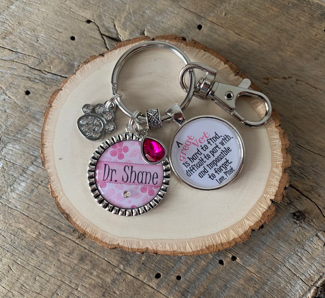 Veterinarian Keychain Supervisor Vet Tech Vet Tech Jewelry A - Etsy