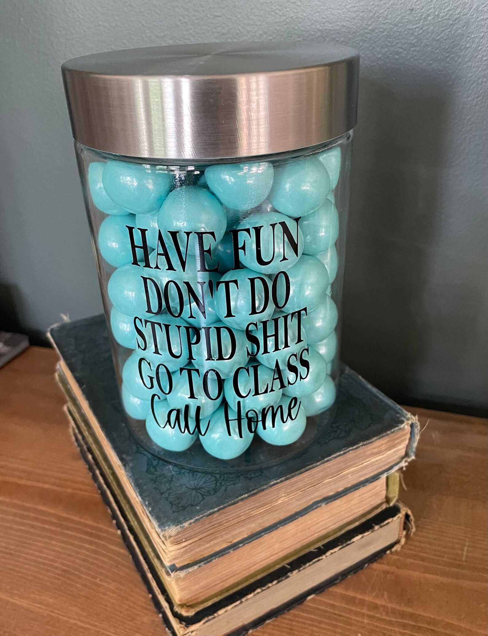 Have Fun Don't Do Stupid Shit Go to Class Call Home, Funny Gift for ...