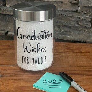 Graduation Wishes, Graduation Wishes Personalized, Graduation Keepsake ...