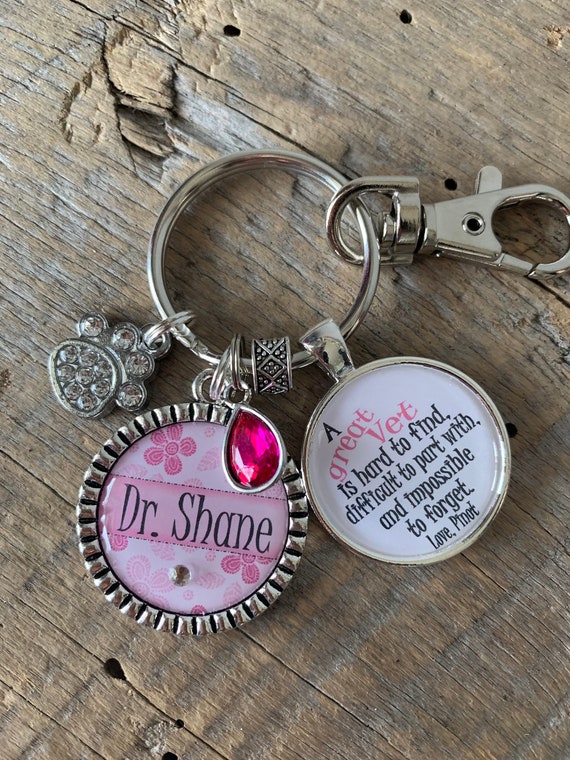 Veterinarian Keychain Supervisor Vet Tech Vet Tech Jewelry A - Etsy