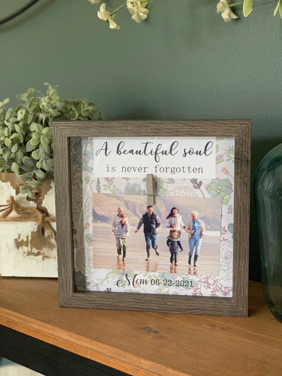 Personalized Sympathy Gift ~ Memorial Frame ~ A Beautiful Soul ...