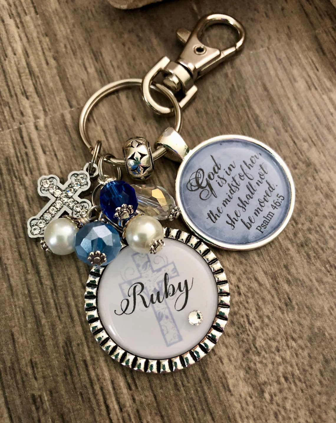Bible Verse Keychain Scripture Keychain Christian Keychain | Etsy