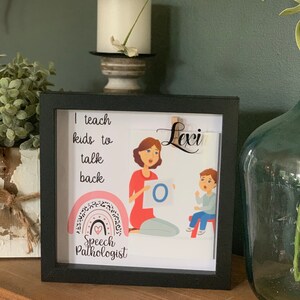 Speech Therapist Gifts, Add Photo Frame, Gift for Speech Language ...