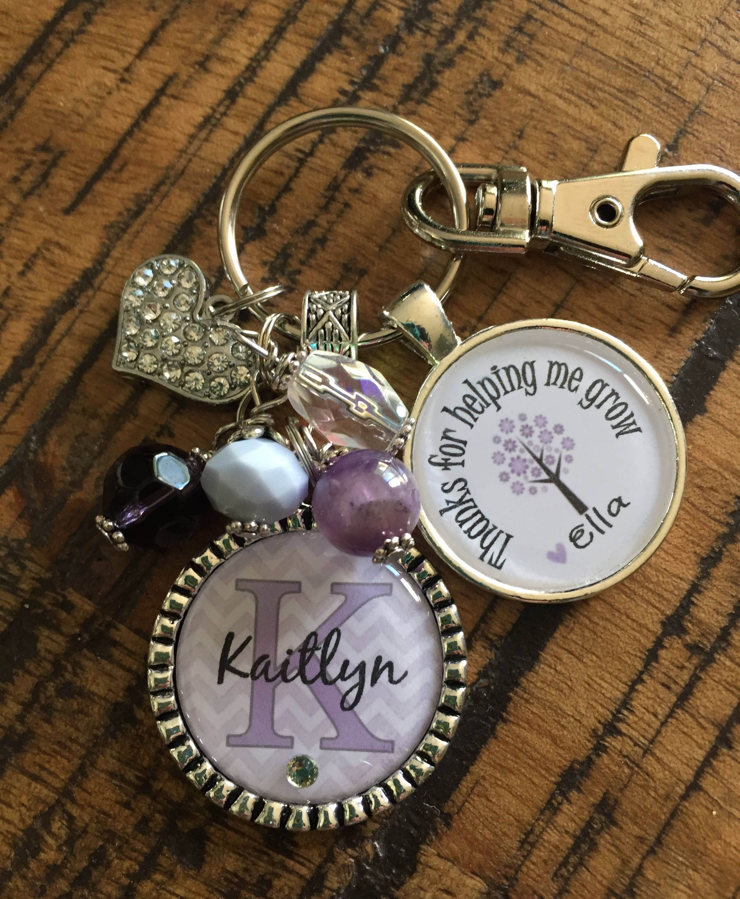 Teacher gift Personalized Teacher Gift Thanks for helping me | Etsy