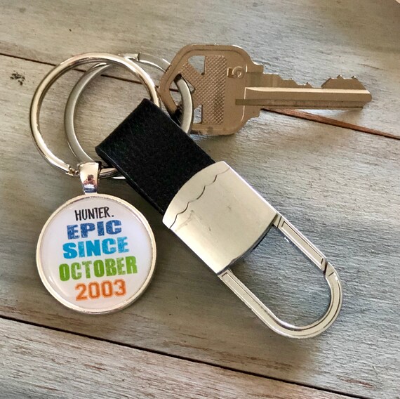 Personalized Keychain for New Driver Gift for Son on 16th | Etsy
