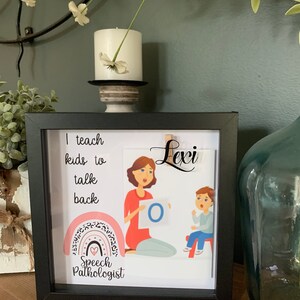 Speech Therapist Gifts, Add Photo Frame, Gift for Speech Language ...
