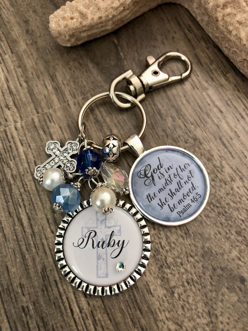 Bible Verse Keychain Scripture Keychain Christian Keychain - Etsy