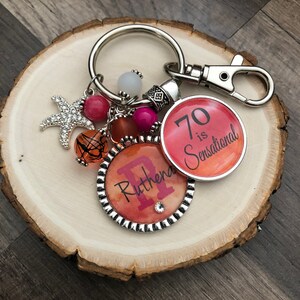 70th Gift, 70th Milestone Gift, 70 and Sensational Gift, Hot Pink and ...