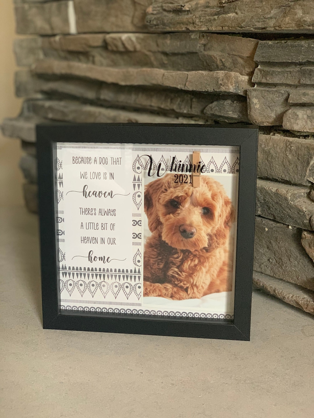 Pet Memorial, Pet Memorial Shadow Box, Dog Memorial, Cat Memorial ...