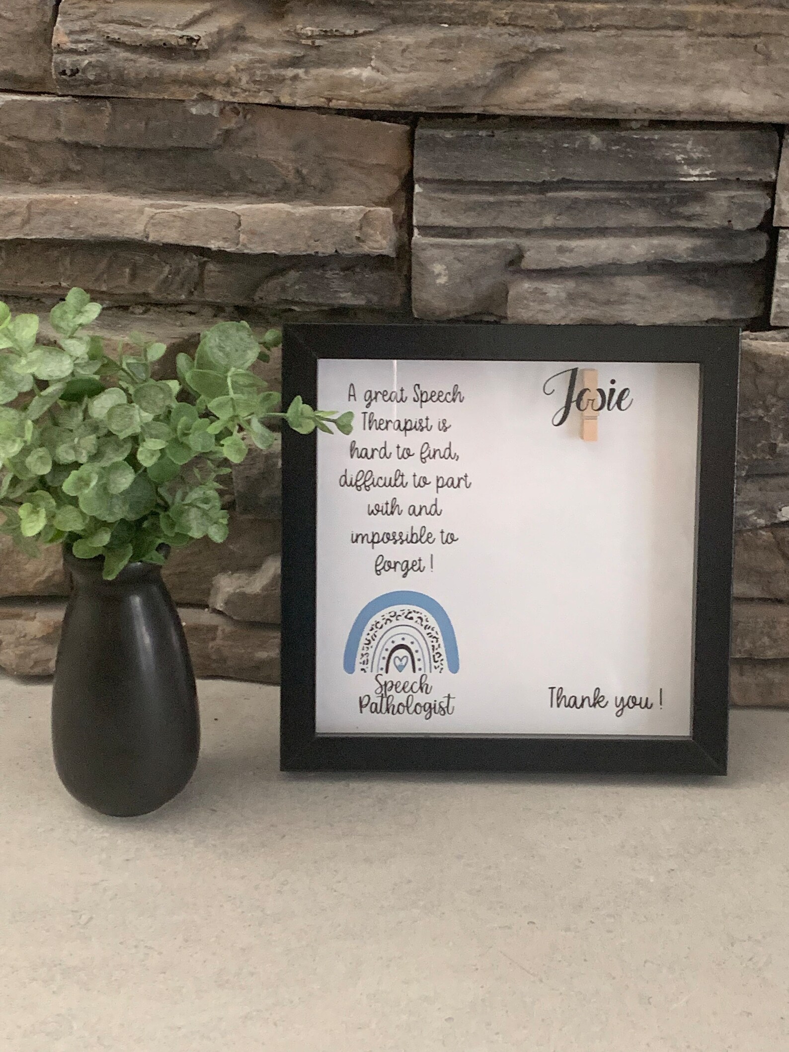 Speech Therapist Gifts, Add Photo Frame, Gift for Speech Language ...